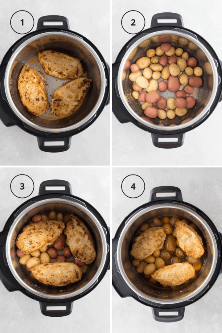Easy Instant Pot Chicken and Potatoes - Dizzy Busy and Hungry!