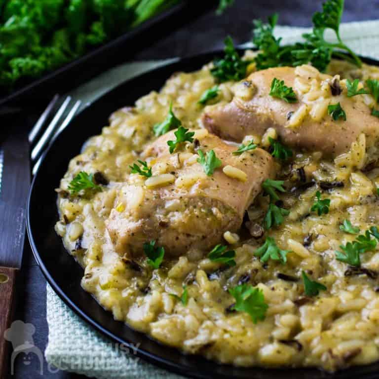 Easiest Slow Cooker Chicken and Rice - Dizzy Busy and Hungry!