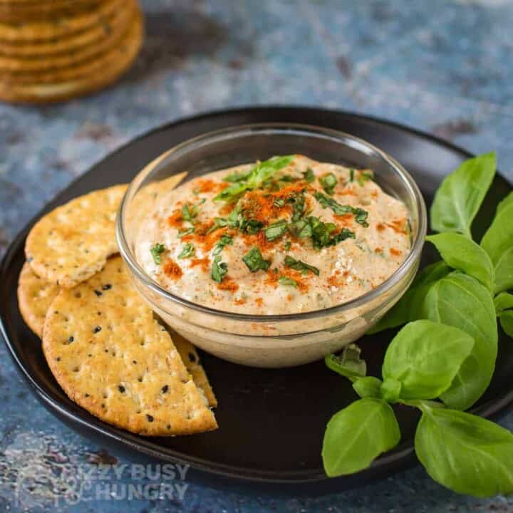 Creamy Chipotle Dip With Basil - Dizzy Busy and Hungry!