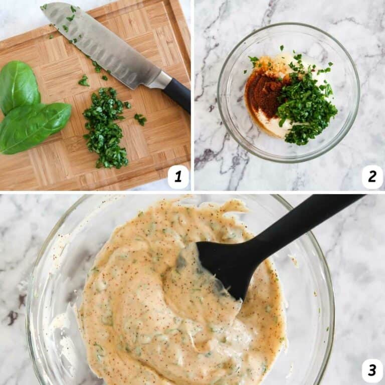 Creamy Chipotle Dip With Basil - Dizzy Busy and Hungry!
