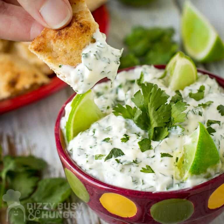 Cilantro Lime Dip - Dizzy Busy and Hungry!