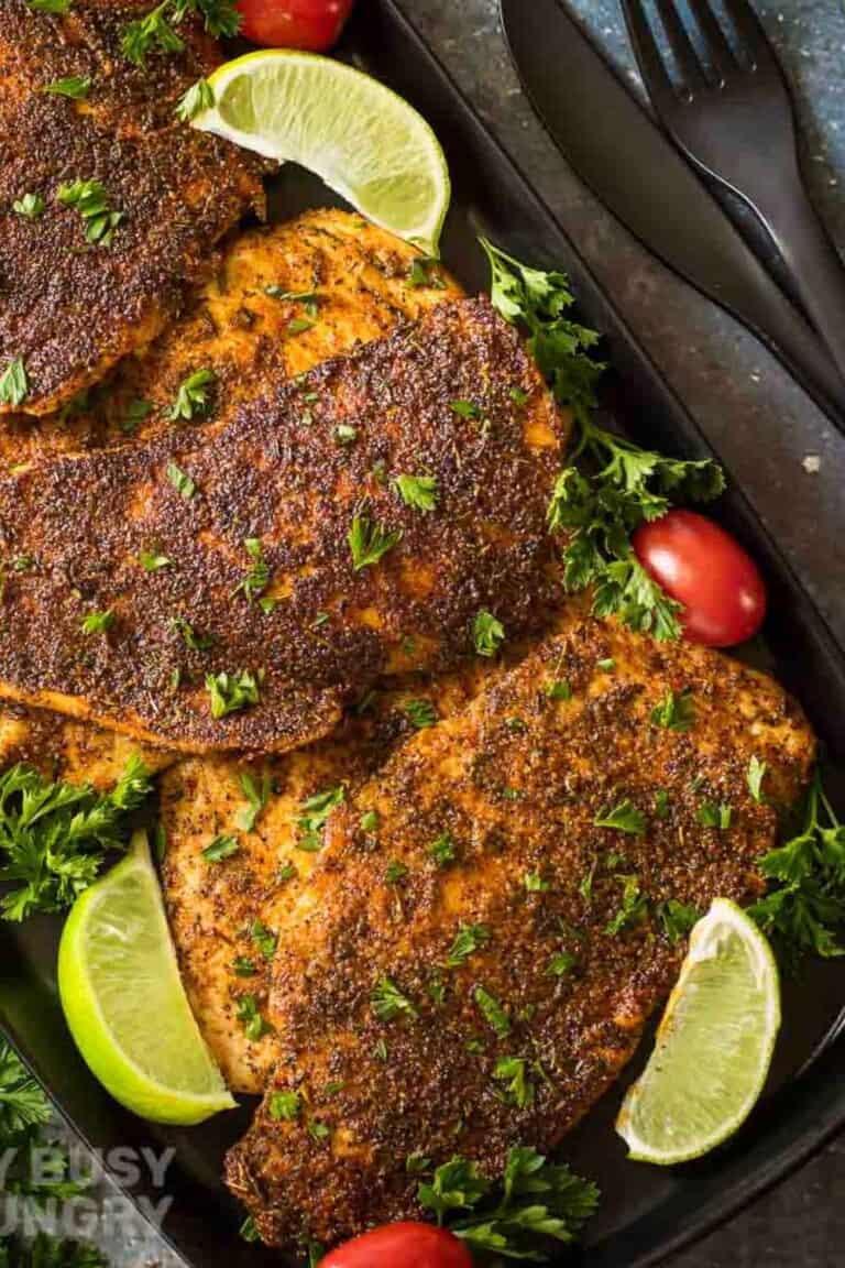 Cajun Blackened Chicken Cutlets (10 Minute Recipe) - Dizzy Busy and Hungry!