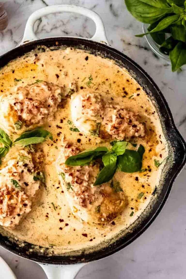 Best Marry Me Chicken (Creamy Sun-Dried Tomato Sauce) - Dizzy Busy and ...