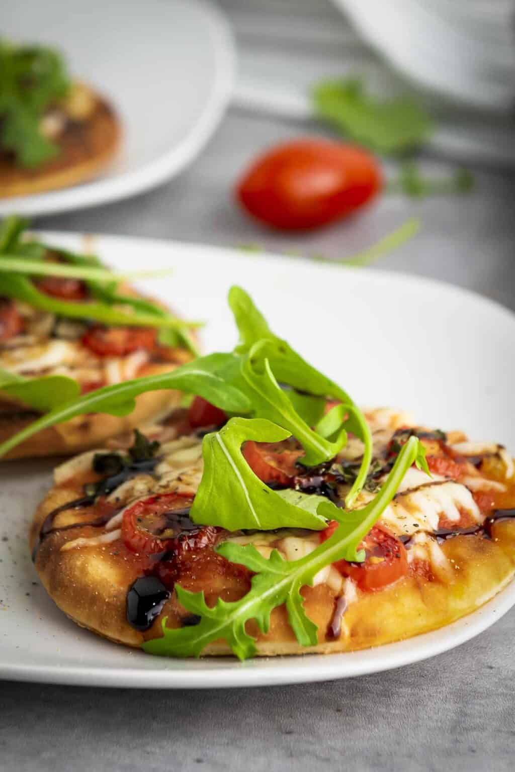 Easy Mini Caprese Pizza - Dizzy Busy and Hungry!