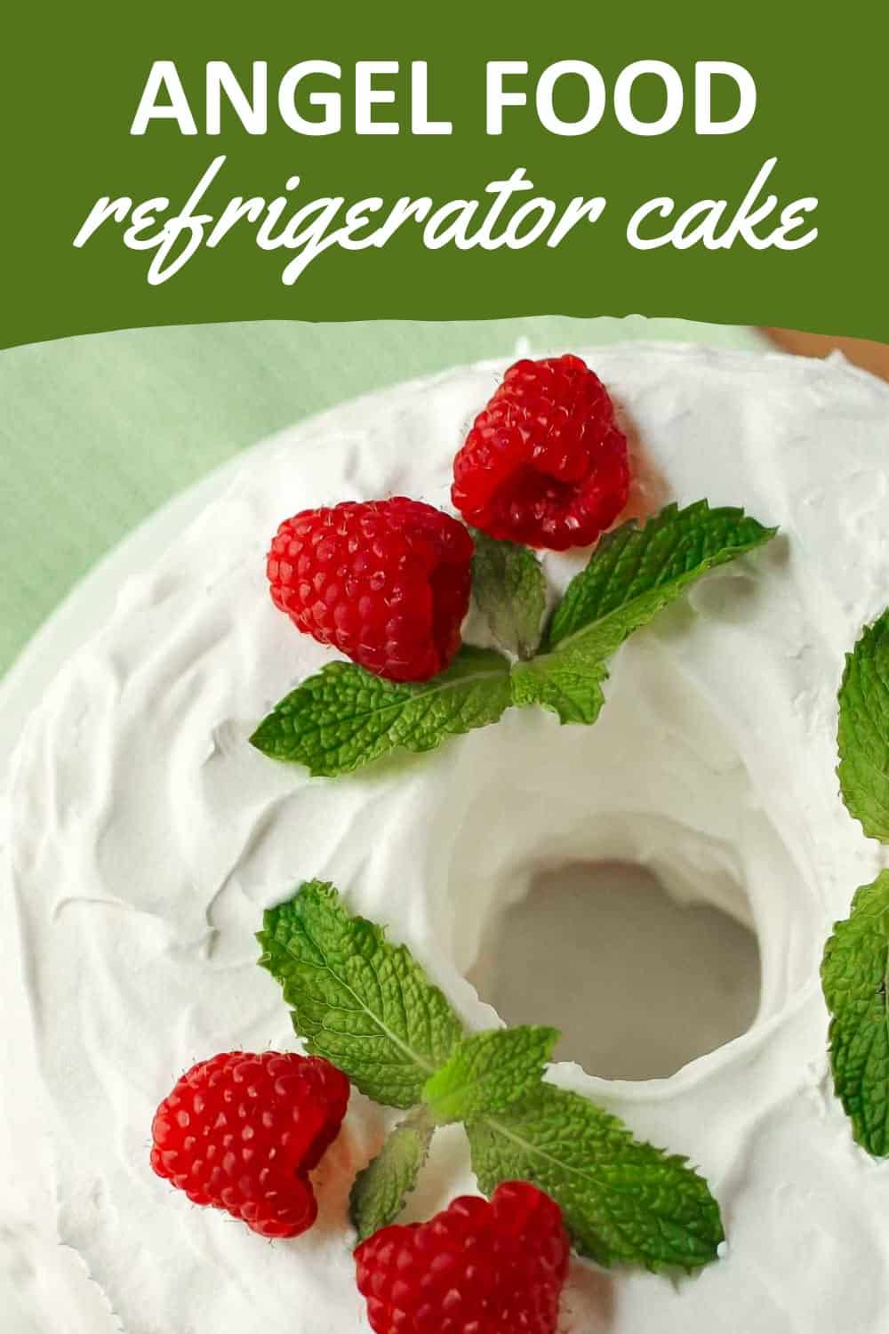 Refrigerator Cake (Easy Angel Food Cake Dessert) - Dizzy Busy and Hungry!