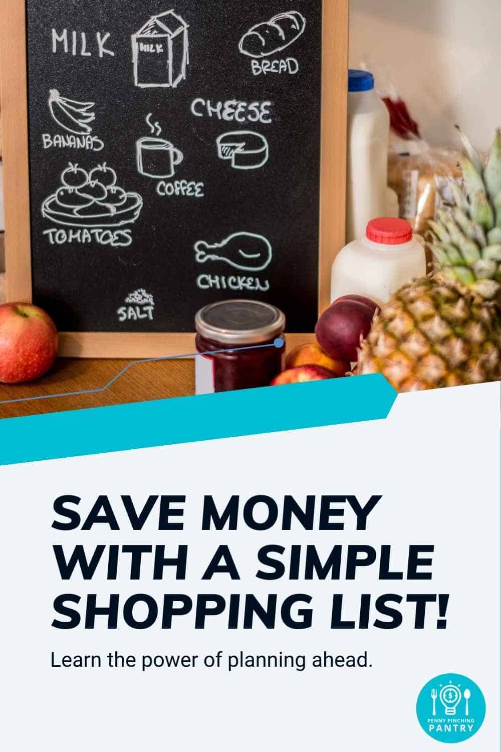 How a Simple Shopping List Can Save You Money - Dizzy Busy and Hungry!