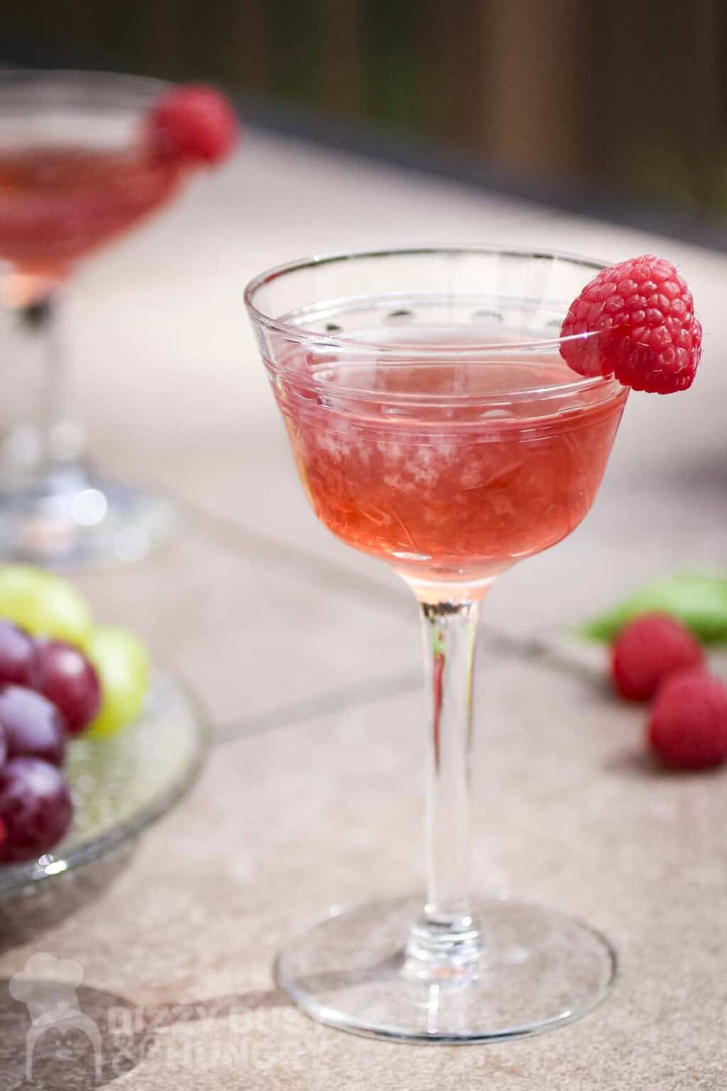 Super Simple Raspberry Gimlet - Dizzy Busy and Hungry!