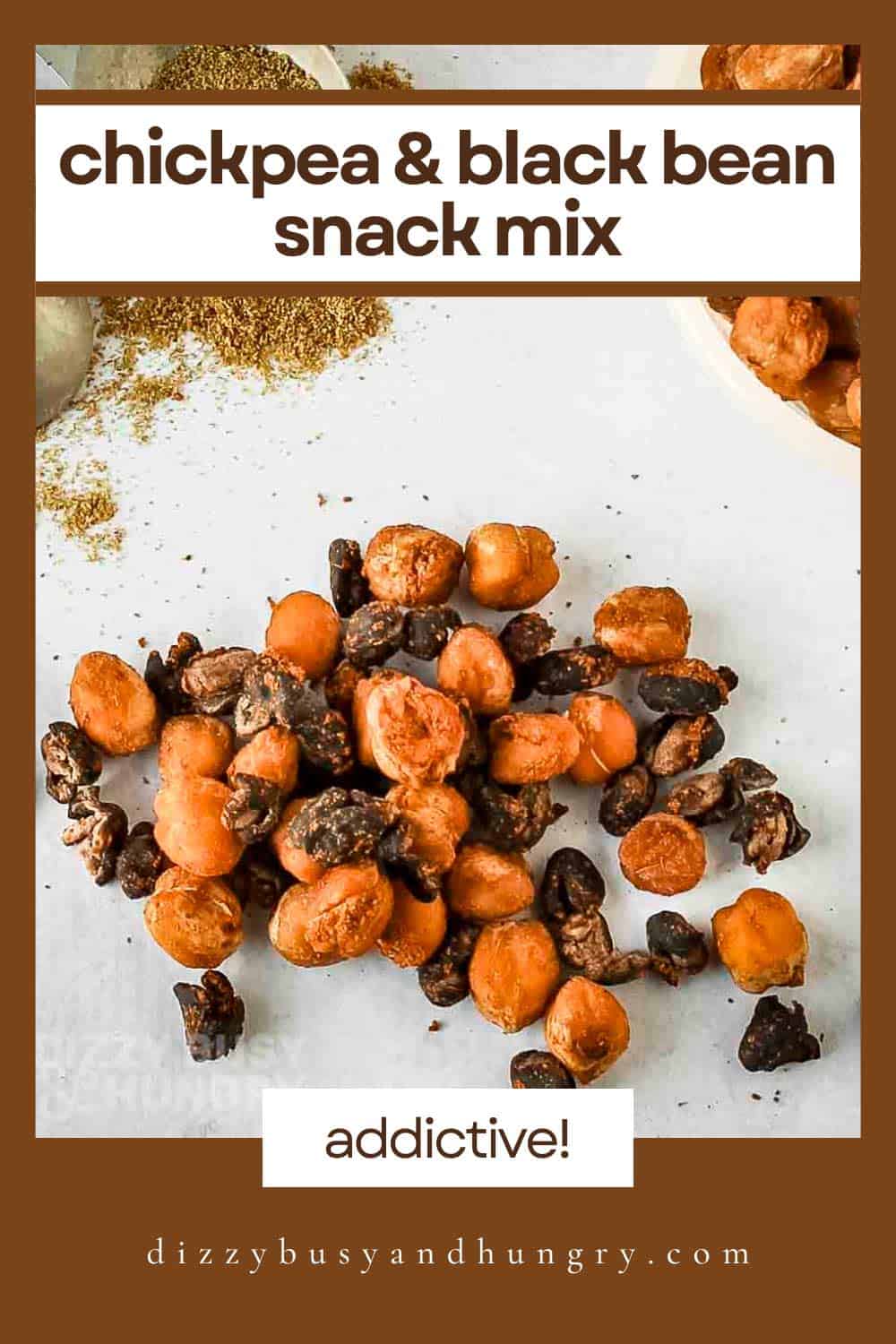 Chickpea and Black Bean Snack Mix - Dizzy Busy and Hungry!