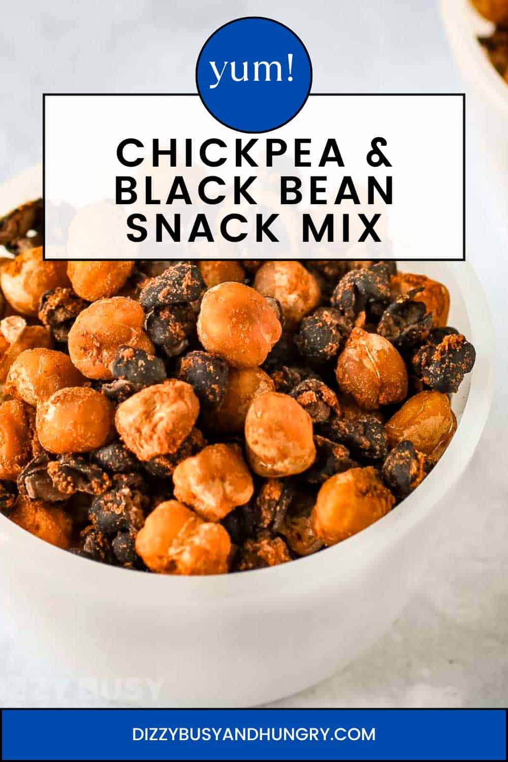 Chickpea and Black Bean Snack Mix - Dizzy Busy and Hungry!