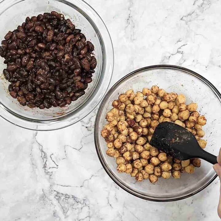 Chickpea and Black Bean Snack Mix - Dizzy Busy and Hungry!