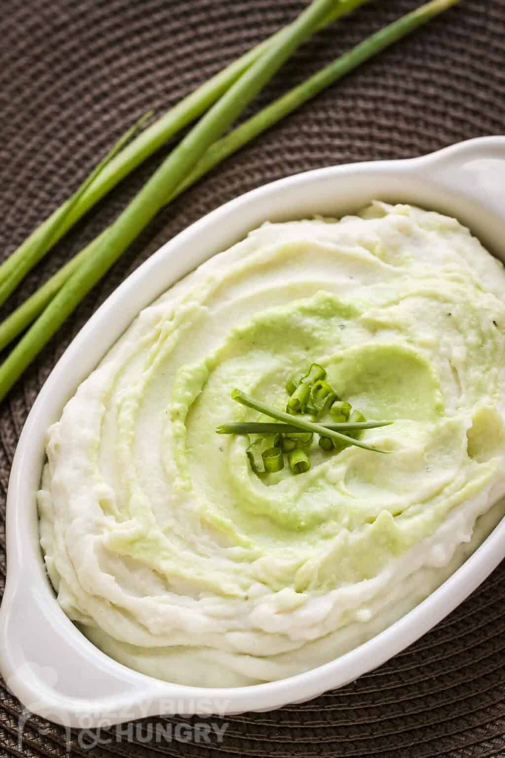 Wasabi Mashed Potatoes - Dizzy Busy and Hungry!