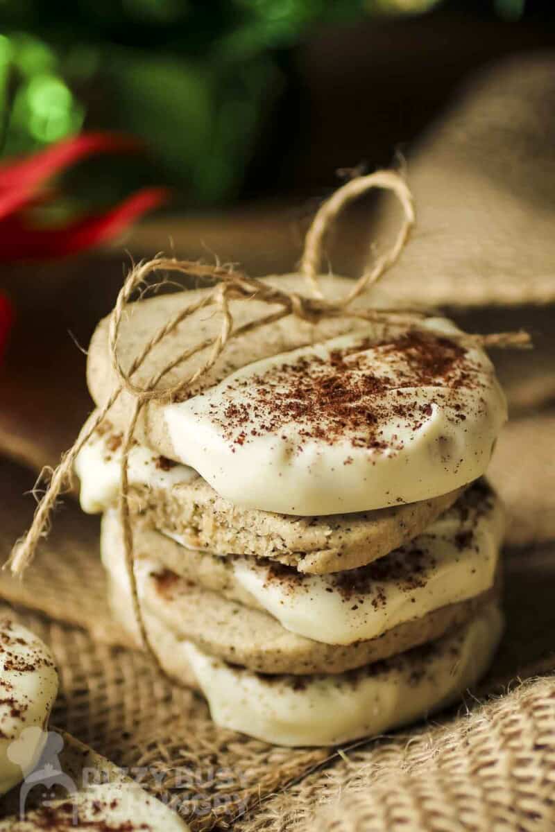 Irresistibly Delicious Coffee Shortbread Cookies - Dizzy Busy and Hungry!