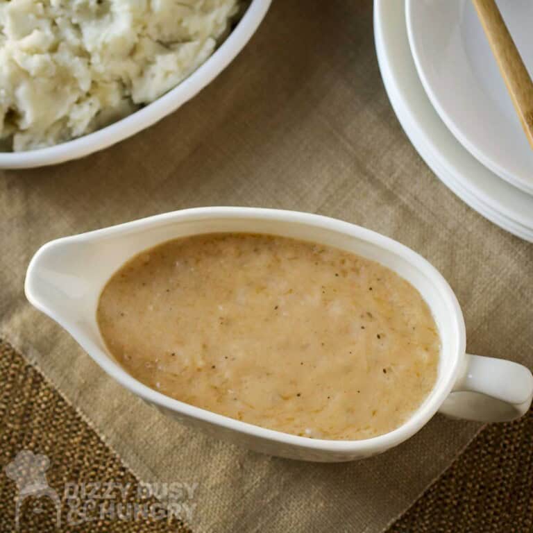 Easy Homemade Gravy Recipe Without Drippings - Dizzy Busy and Hungry!
