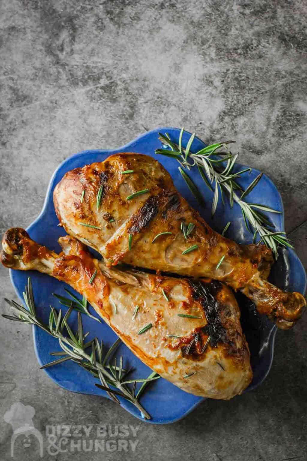 Easy Slow Cooker Turkey Legs (With Homemade Sauce) - Dizzy Busy and Hungry!