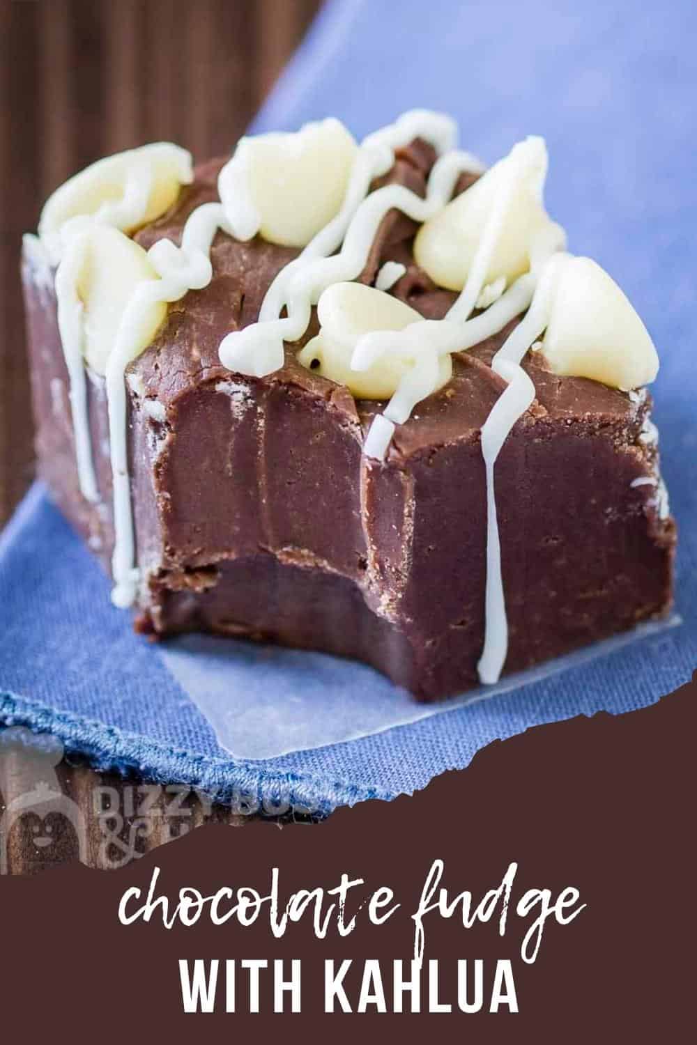 Super Easy Kahlua Chocolate Fudge - Dizzy Busy and Hungry!