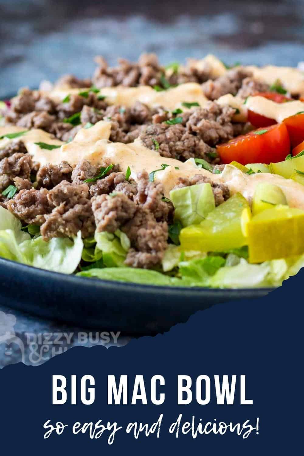Homemade Big Mac Bowl (Simple and Budget Friendly) - Dizzy Busy and Hungry!