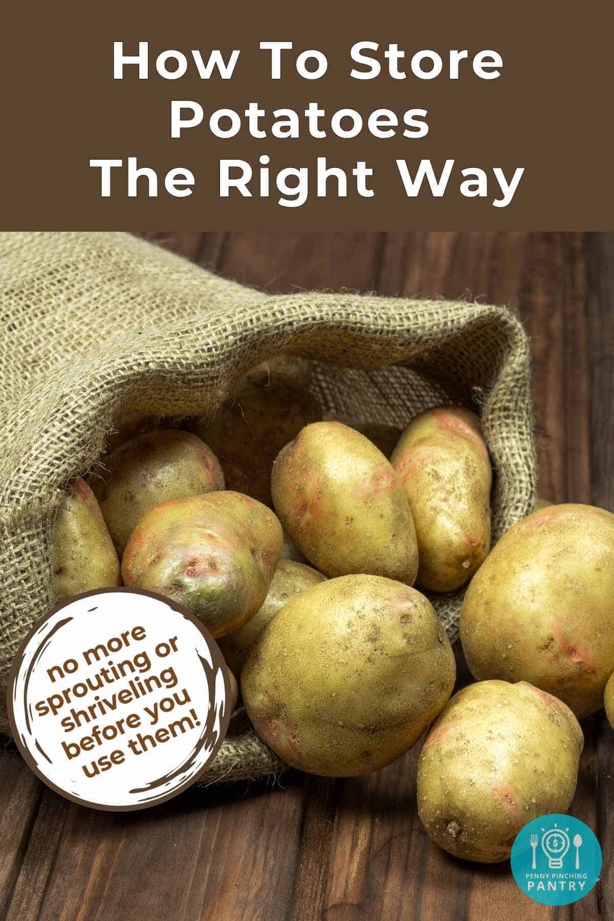 How To Store Potatoes The Right Way - Dizzy Busy and Hungry!