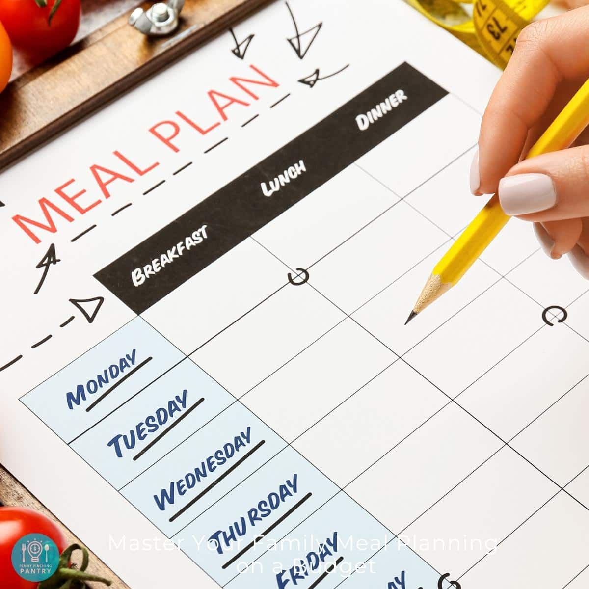 Master Your Family Meal Planning on a Budget - Dizzy Busy and Hungry!