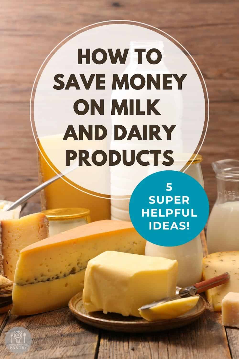 How to Save Money on Milk and Dairy Products - Dizzy Busy and Hungry!