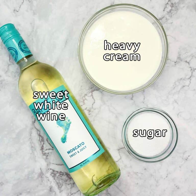 Moscato Wine Ice Cream (No Churn) - Dizzy Busy and Hungry!